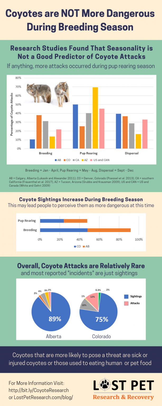 Do Coyote Attacks Increase During Mating Season? - Lost Pet Research ...
